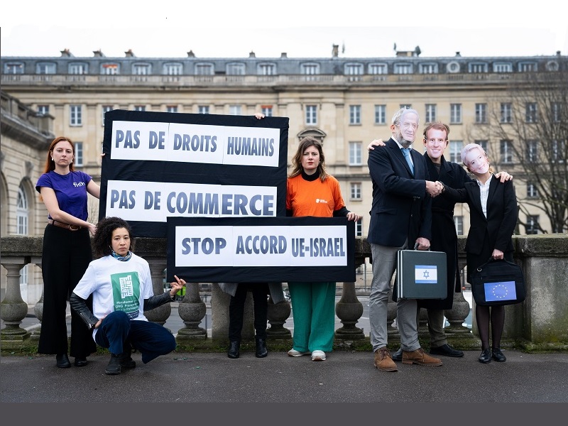 Stop accord UE-Israël - Mouvement ENSEMBLE!